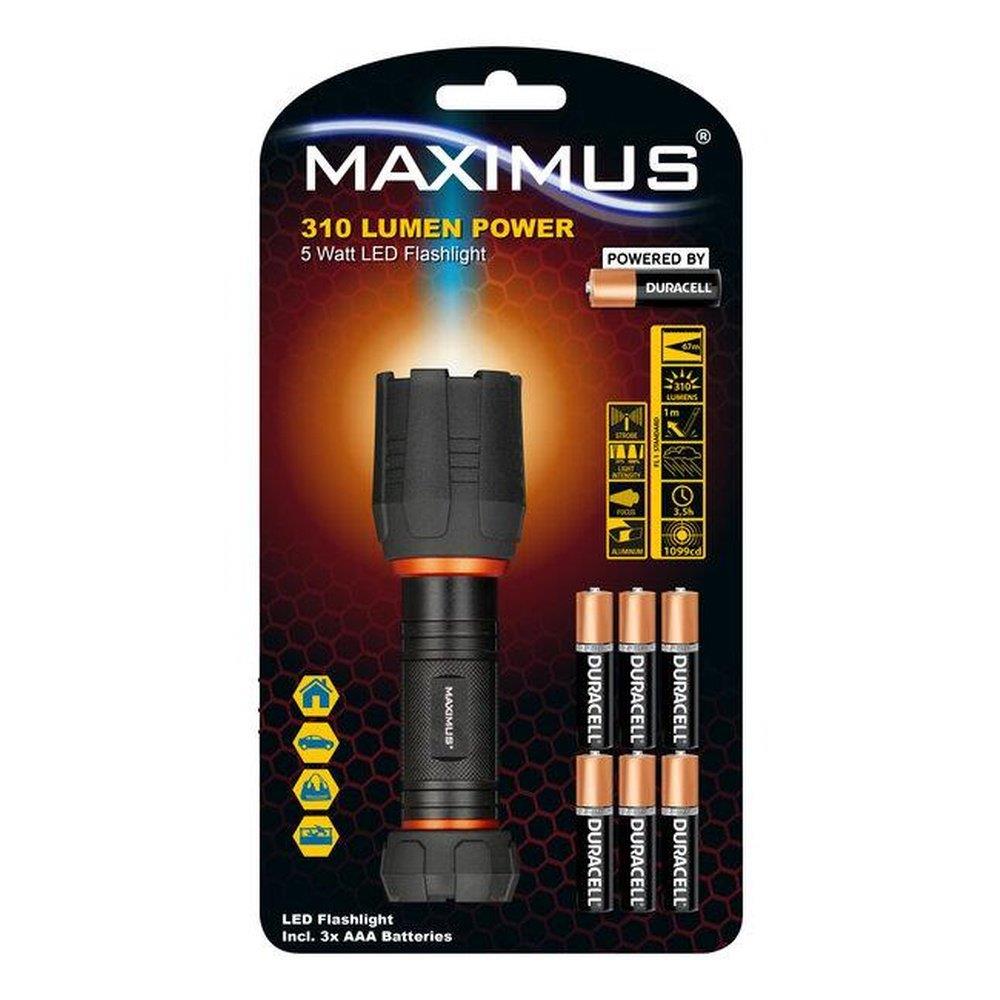 MAXIMUS 310 Lumen Power LED 5W Flashlight |Sheahans Homevalue | Nenagh ...
