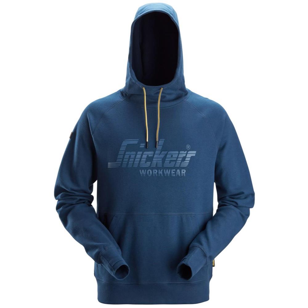 Snickers 2894 Logo Hoodie Deep Blue |Sheahans Homevalue | Nenagh | Co. Tipperary
