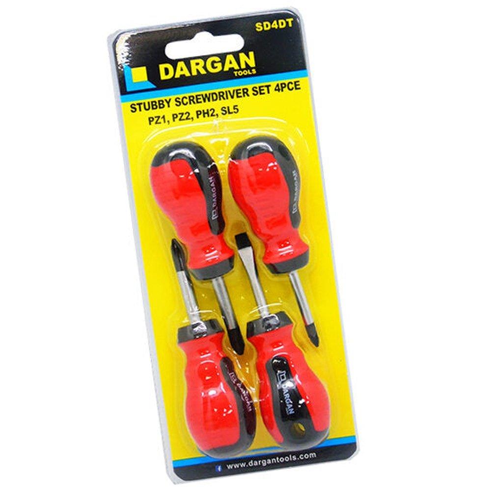 Dargan Stubby Screwdriver Set 4pce |Sheahans Homevalue | Nenagh | Co ...