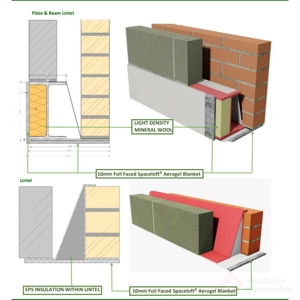 Spaceloft Aerogel 100x 10mm X 1.5 Metres |Sheahans Homevalue | Nenagh ...