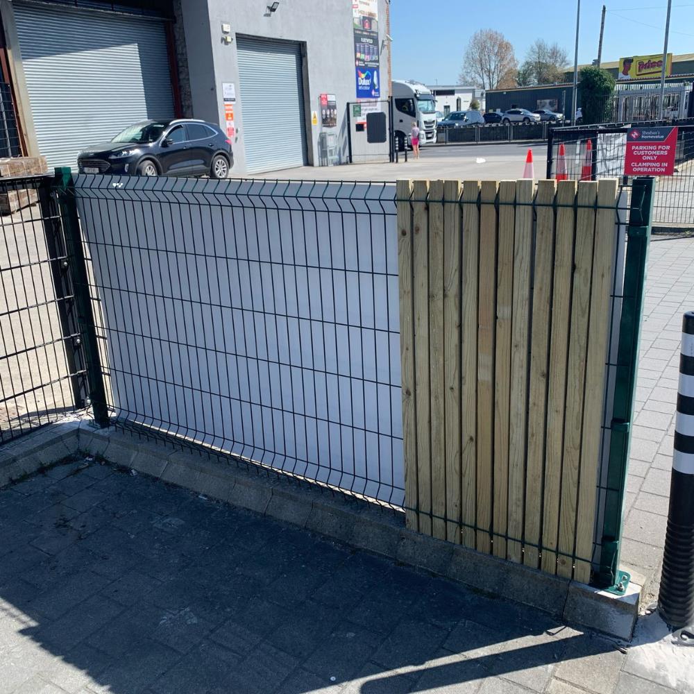 V Mesh Green Fencing 2030 X 2500 X 5mm Heavy Duty With 4 Clips ...