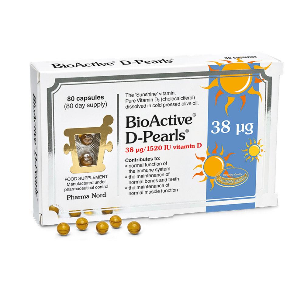 Pharmanord BioActive VITAMIN D-Pearls 38ug 80 | Health 1st Pharmacy ...