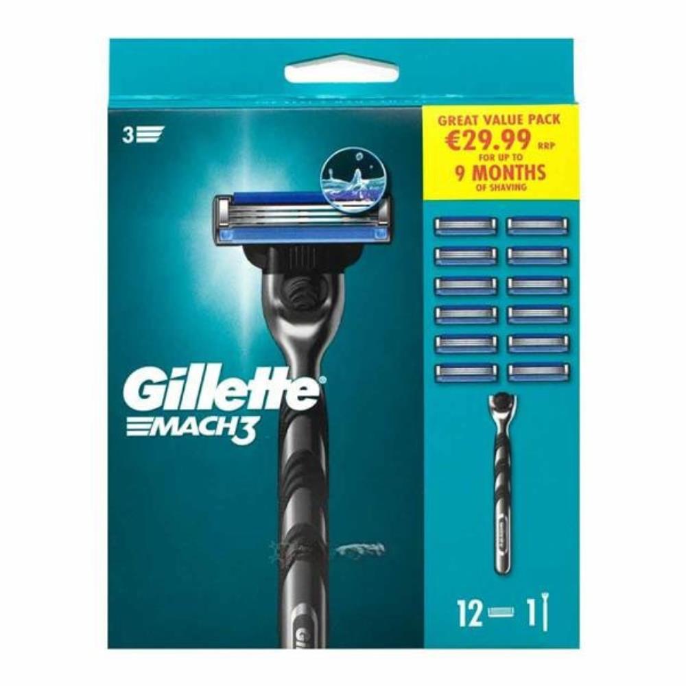 GILLETTE MACH 3 BIG VALUE PACK | Health 1st Pharmacy | Monaghan | Ireland
