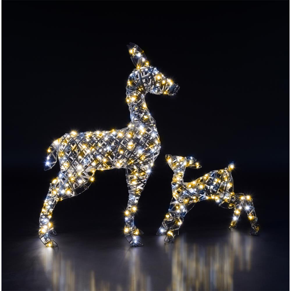 NOMA GREY DUO BULB RATTAN RICHMOND DEER & FAWN 90CM | Clonmel Garden ...