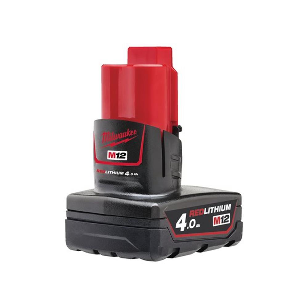 Milwaukee M12 B4 RED LITHIUM-ION Battery 12V 4.0Ah Li-ion