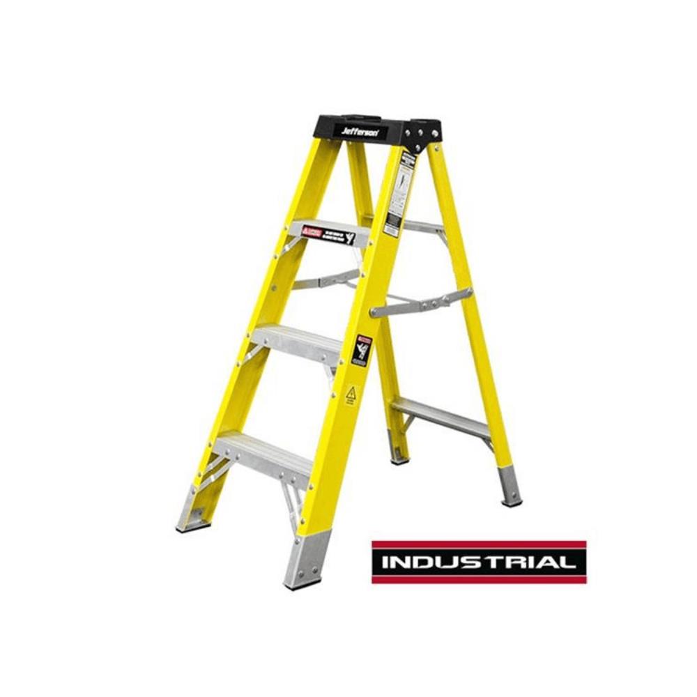 Jefferson 4 Tread Fibreglass Step Ladder | Country Farm Supplies