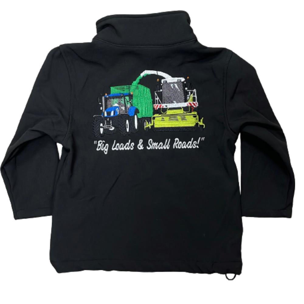 KIDS IMPACT SOFTSHELL JACKET BLACK COUNTRY LIFE | Country Farm Supplies