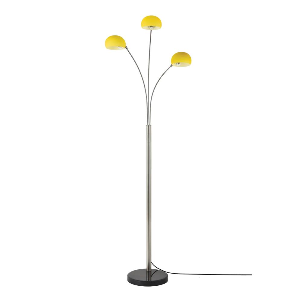 Arch 3 Light Yellow Floor Lamp | Castle Davitt Furniture | Ireland