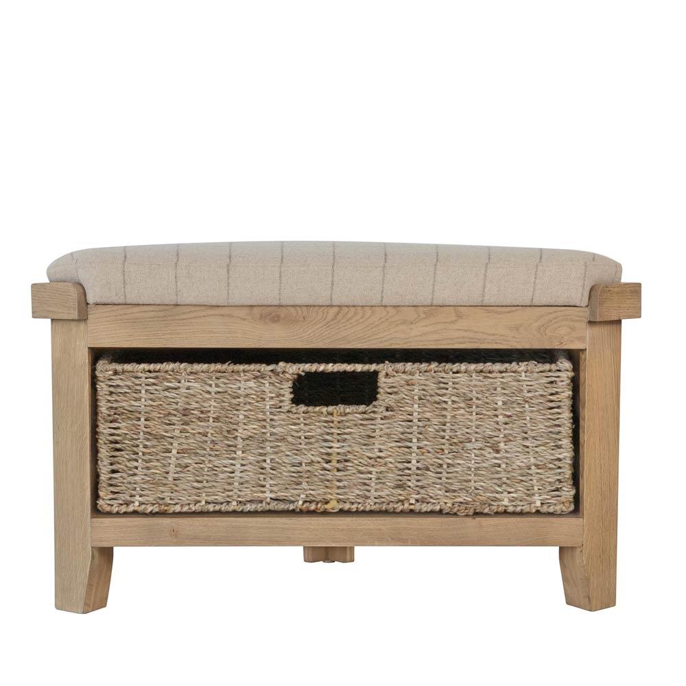Shay Corner Hall Bench | Castle Davitt Furniture | Ireland