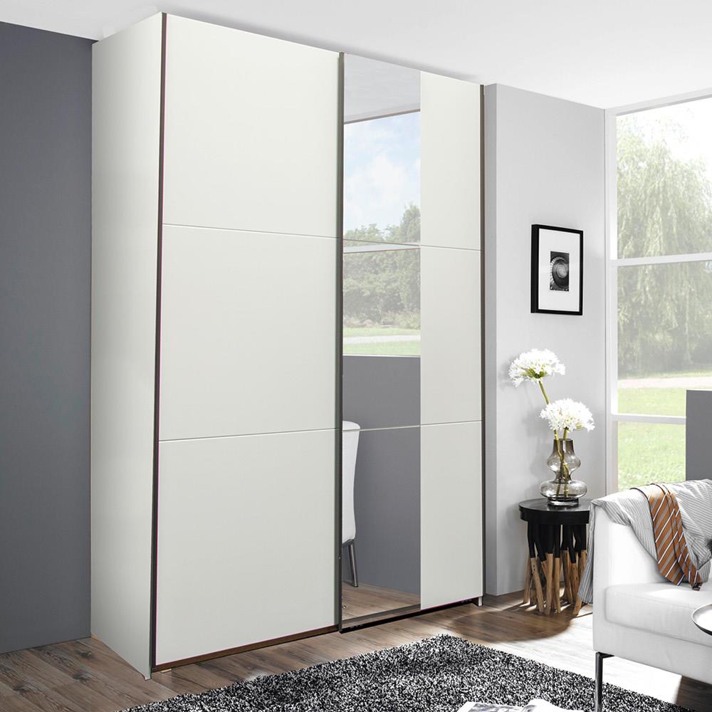 Slider 1.3m Slide Robe - Alpine White | Castle Davitt Furniture | Ireland