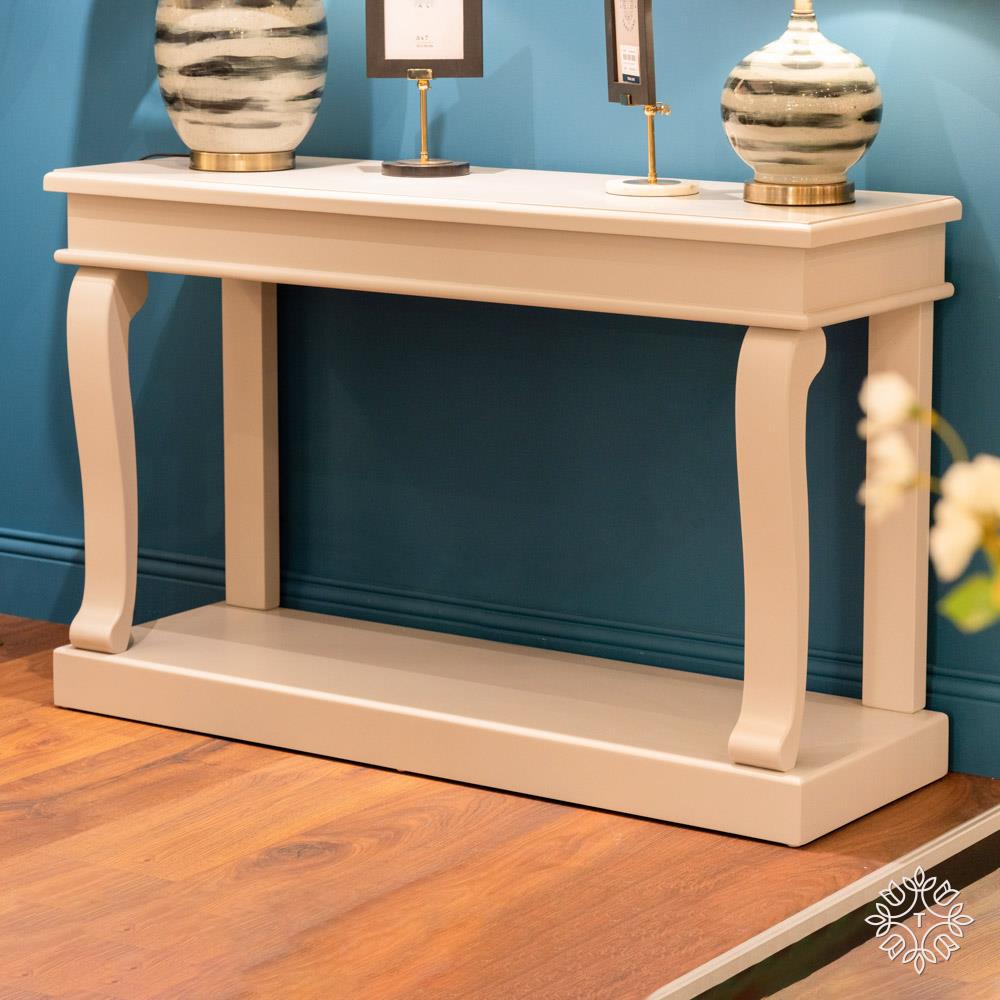 SCROLL CONSOLE TABLE IVORY | Castle Davitt Furniture | Ireland
