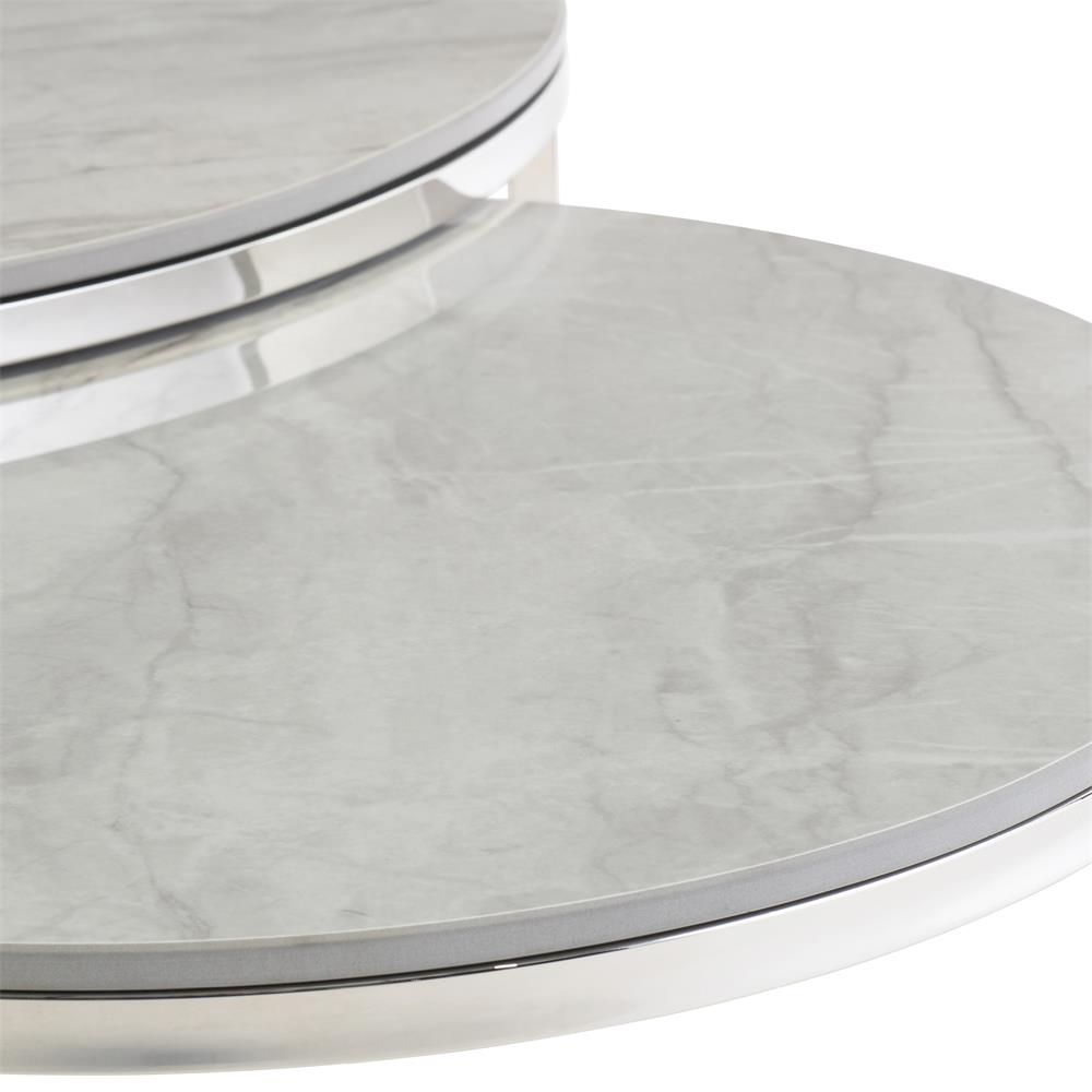 Tully Round Coffee Table Set - Vilas Grey | Castle Davitt Furniture ...