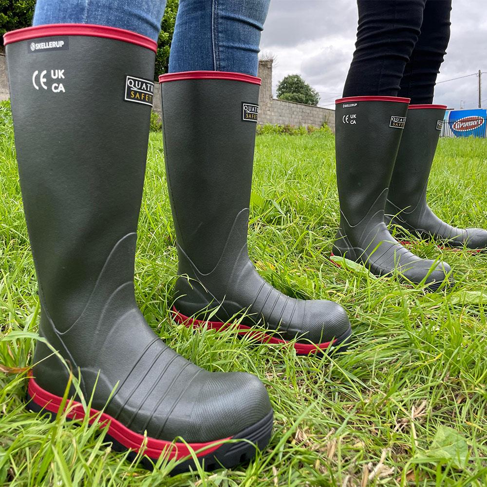 Skellerup Quatro S5 Super Safety Wellington Boots | grasstecshop.com
