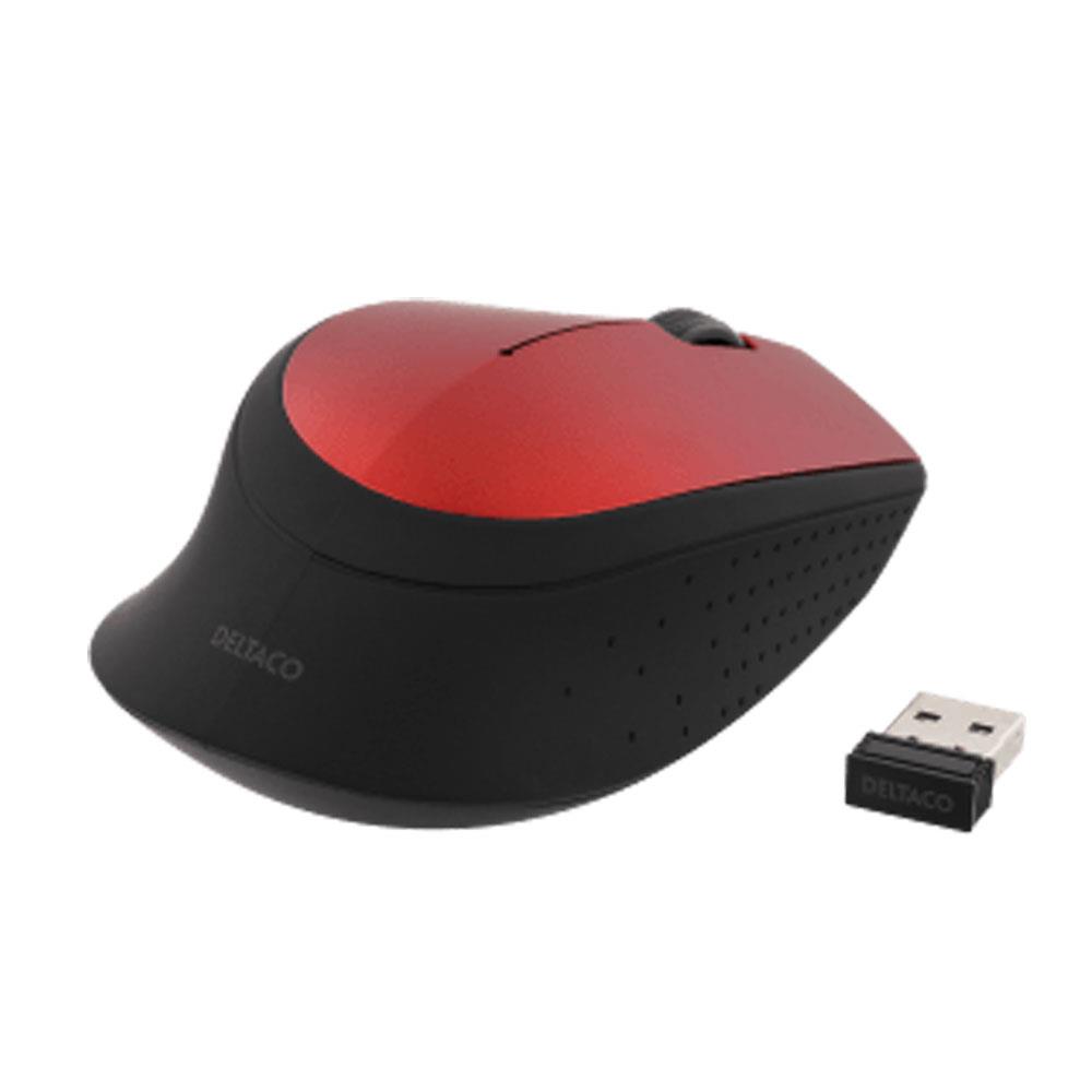 Deltaco Wireless Optical Mouse Red | Stakelums Home & Hardware ...