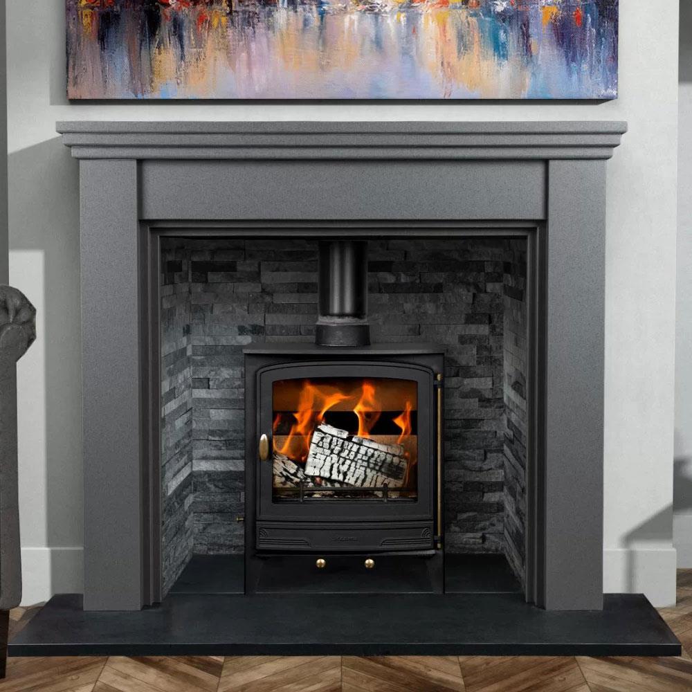 Mazona Wicklow Eco 8kw Stove Matt Black | Stakelums Home & Hardware ...