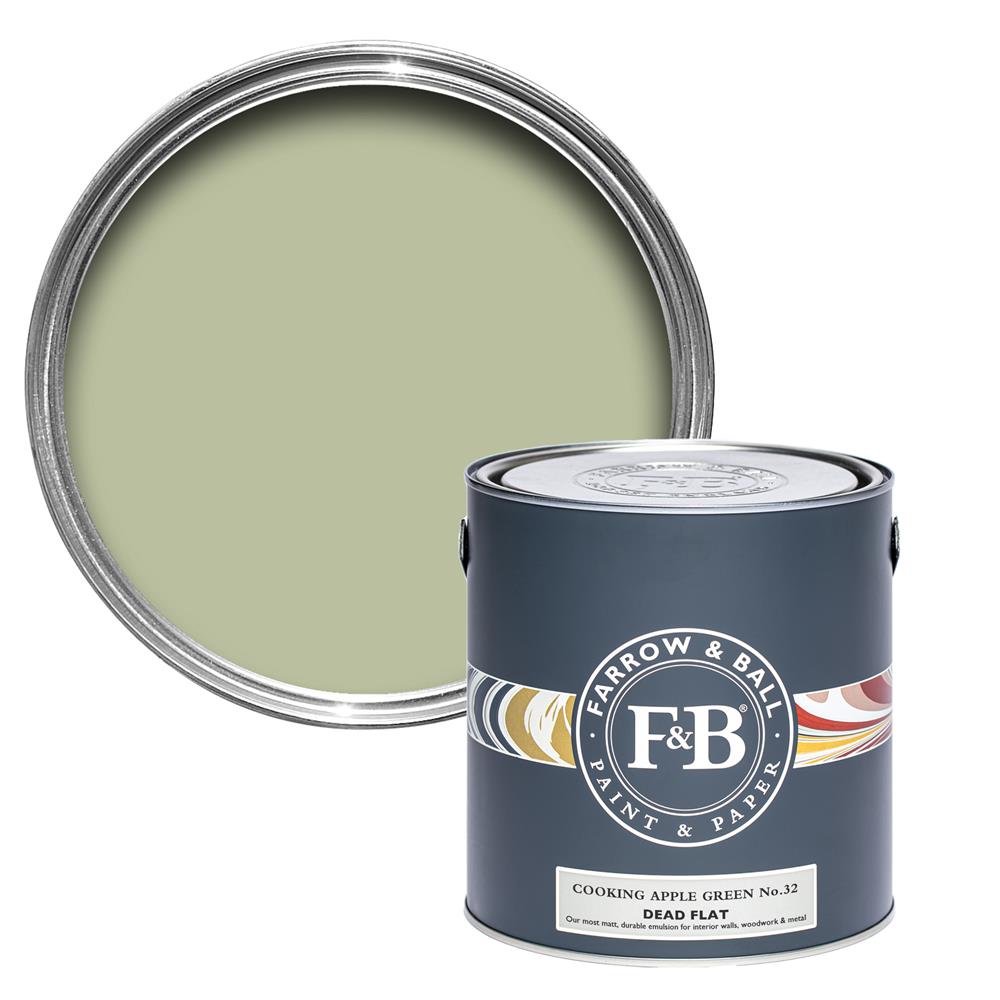 Farrow & Ball Dead Flat Cooking Apple Green No.32 | Stakelums Home ...