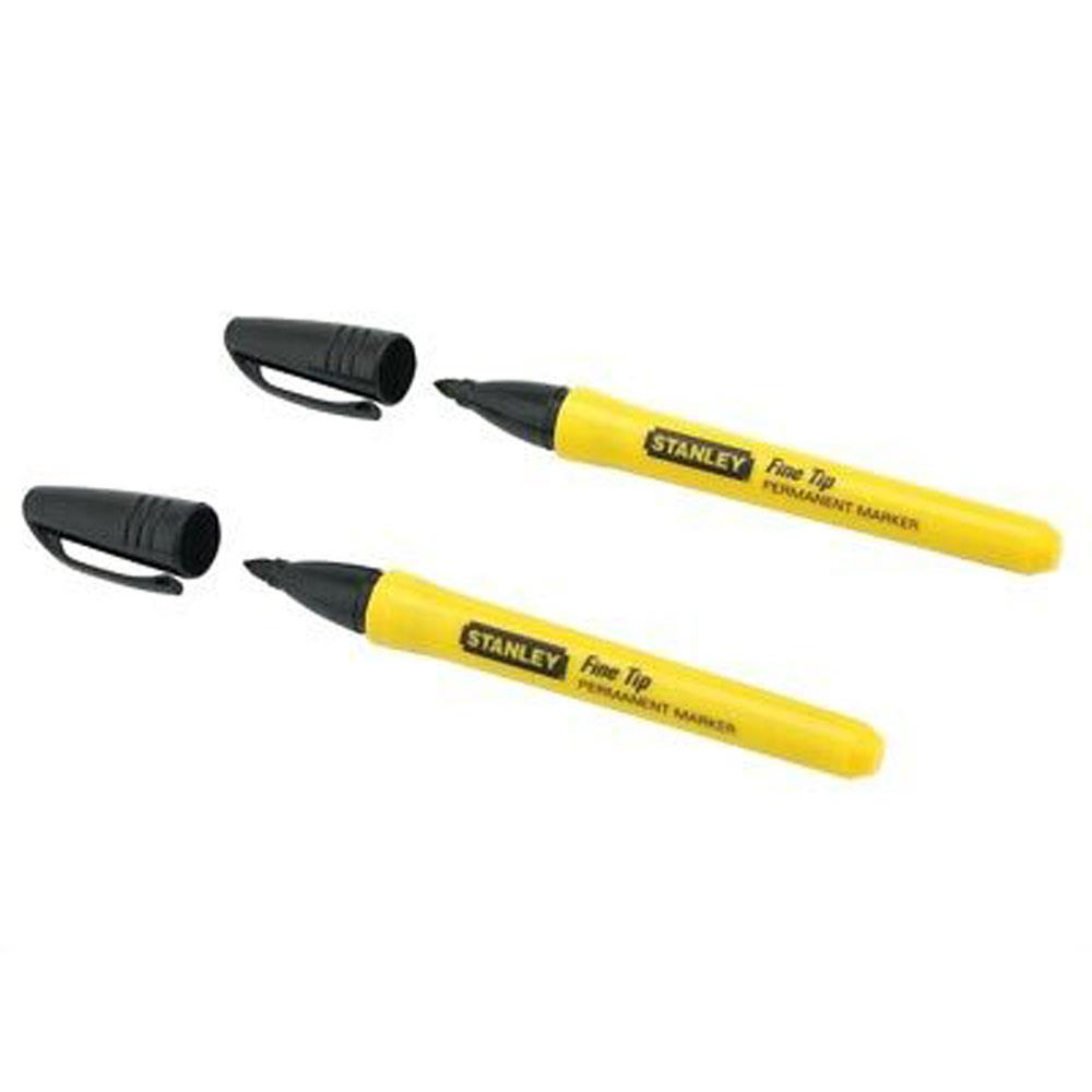Stanley Black Fine Tip Permanent Marker 2 Pack | Stakelums Home ...