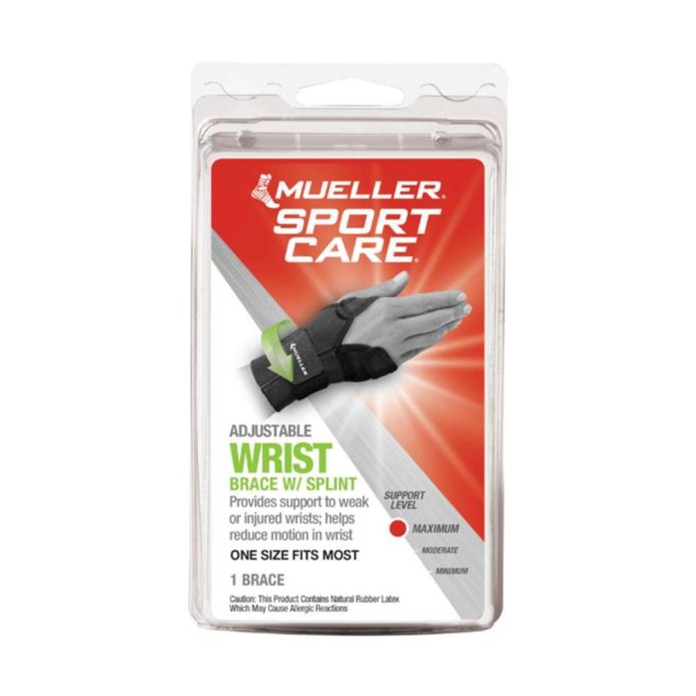 Mueller Sport Care Adjustable Wrist Brace W/ Splint