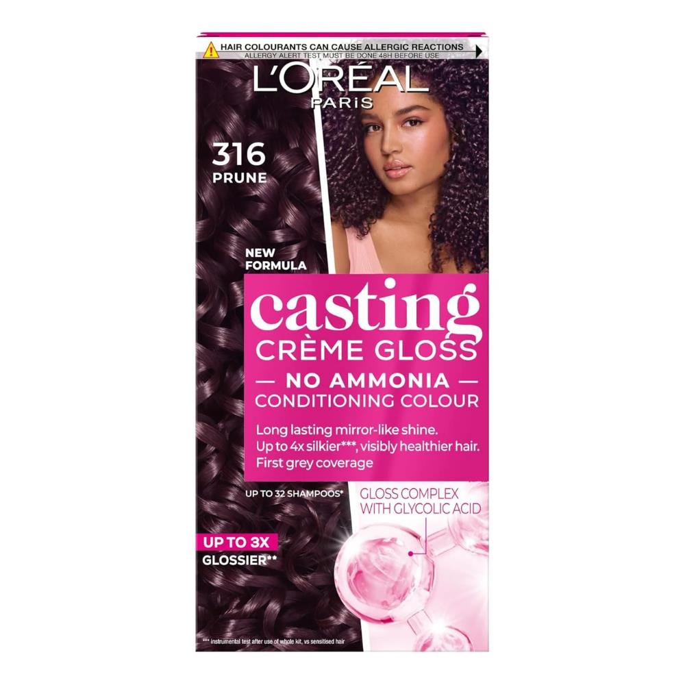 L'Oreal Paris Casting Creme Gloss Prune Hair Dye | Plum Hair Colour