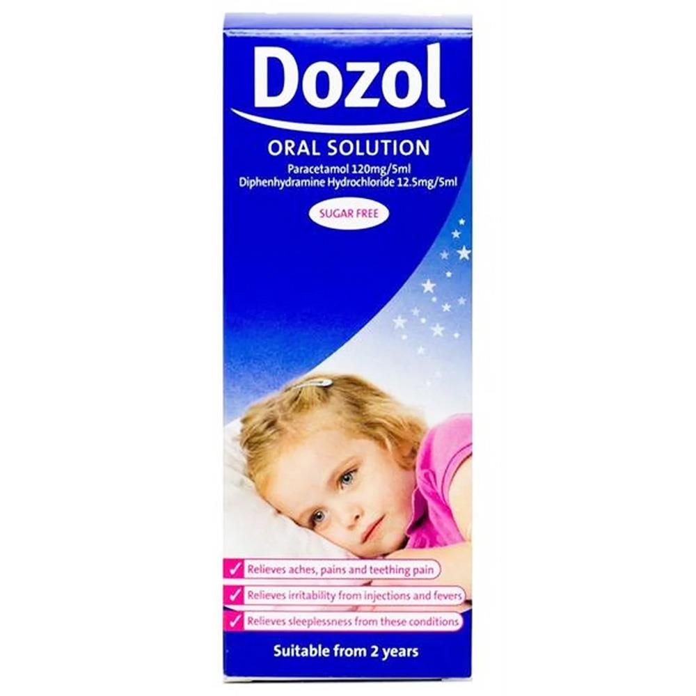 Dozol Paracetamol 120mg/5ml Syrup 100ml. | Dozol For Kids