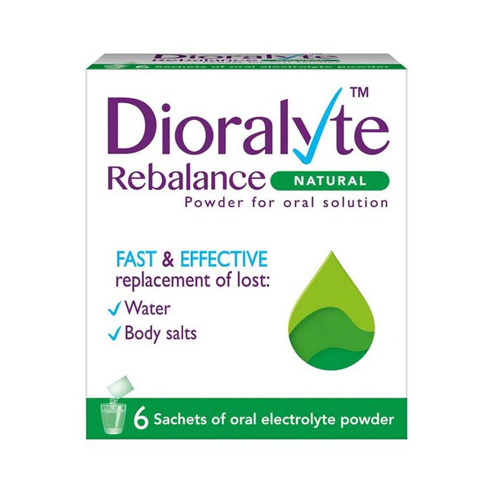 Dioralyte Natural Oral Solution - 6 Sachets | Dioralyte Sachets