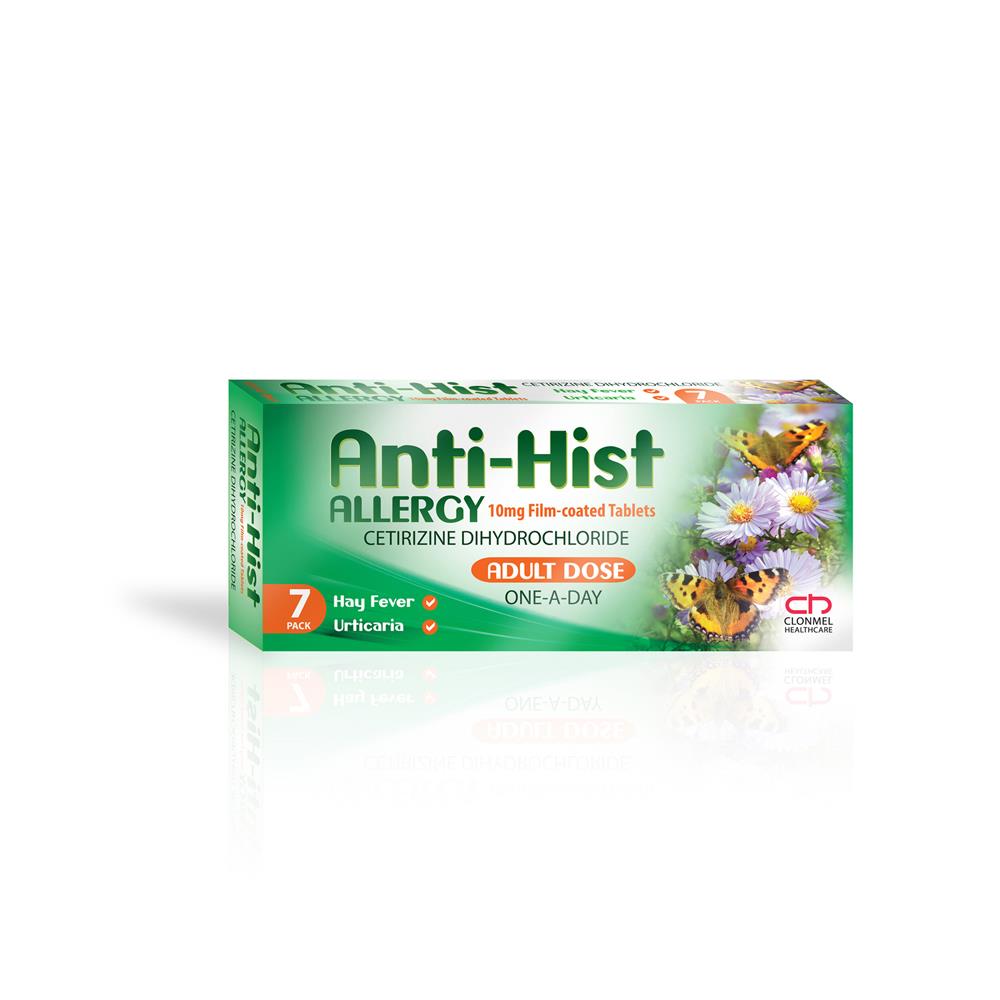 ANTI-HIST 10MG ALLERGY TABLETS | O'Dwyers Pharmacy | Cashel | Tipperary ...