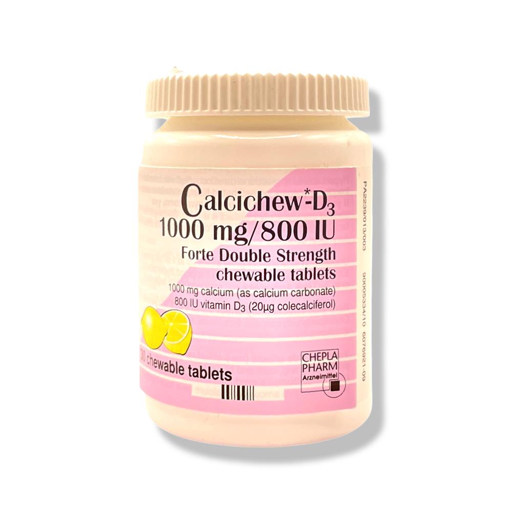 CALCICHEW D3 FORTE DOUBLE STRENGTH 1000MG/800IU - 30 Tabs | O'Dwyers ...