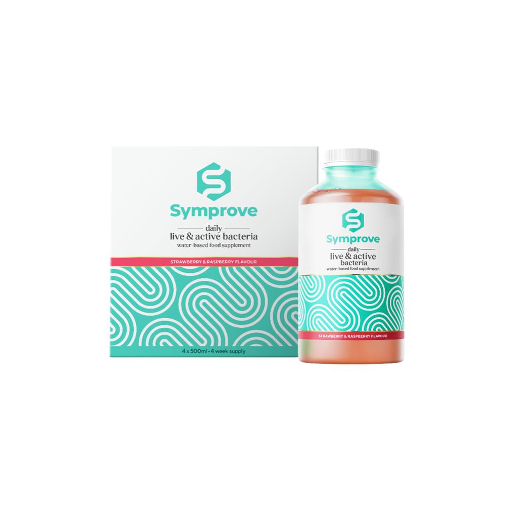 SYMPROVE STRAWBERRY AND RASPBERRY PROBIOTIC (4 WEEK SUPPLY) - 500ml | O ...