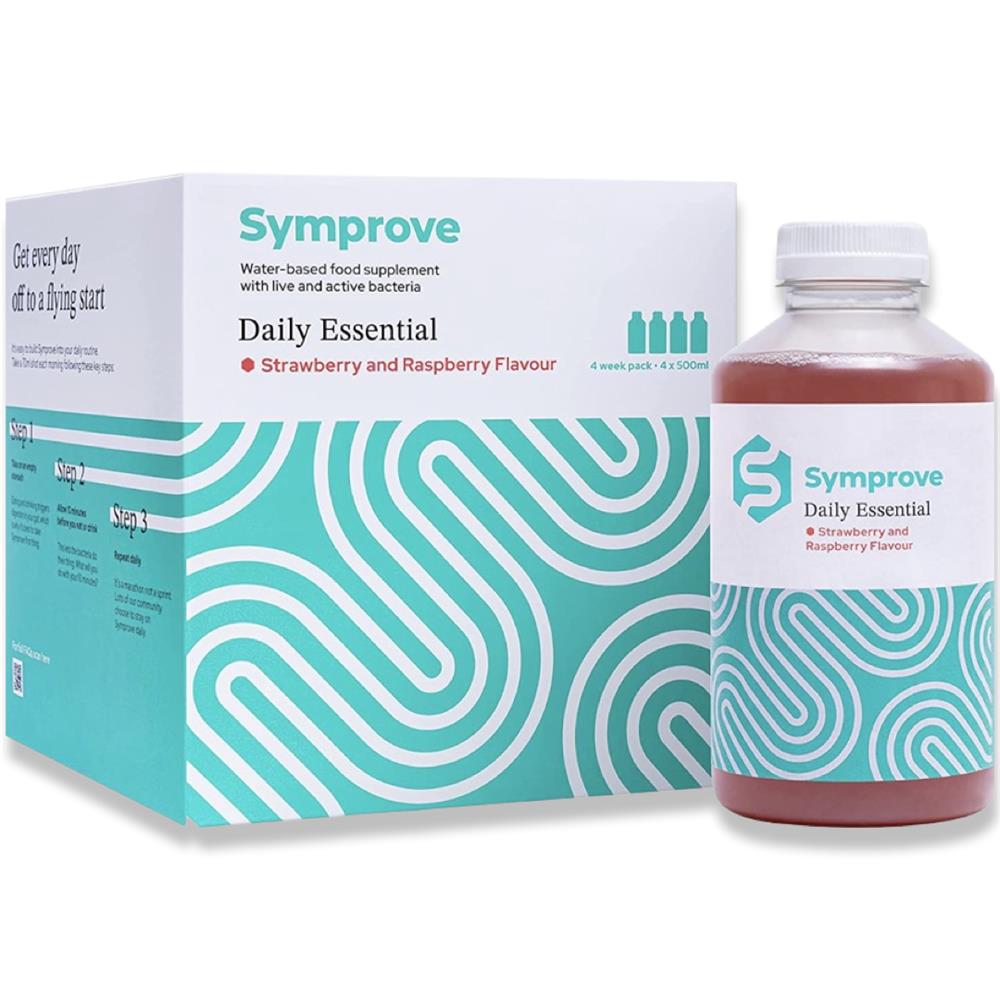 SYMPROVE STRAWBERRY AND RASPBERRY PROBIOTIC (4 WEEK SUPPLY) - 500ml | O ...