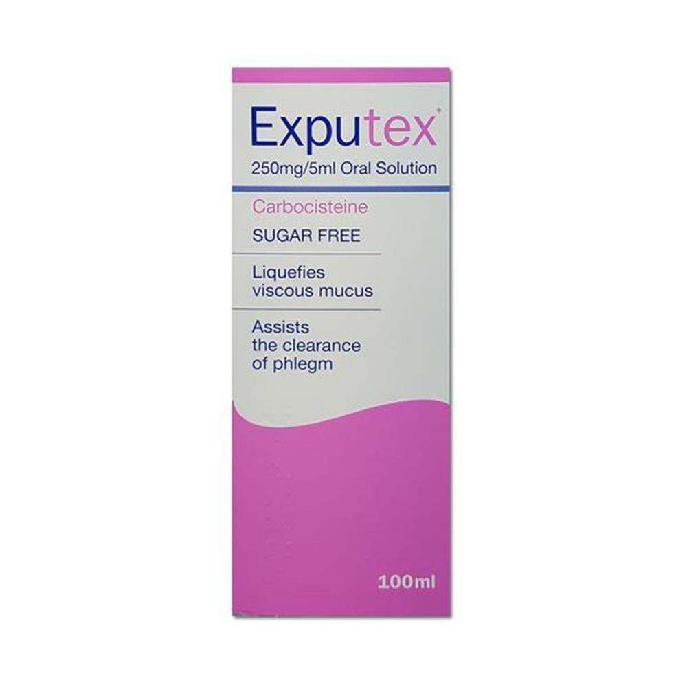 EXPUTEX 250MG 5ML ORAL SOLUTION | O'Dwyers Pharmacy | Cashel ...