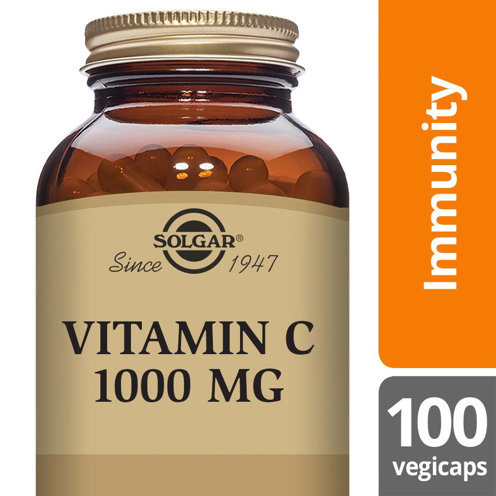 Solgar Vitamin C 1000mg 100 capsules | Mellericks Pharmacy | Cork | Ireland