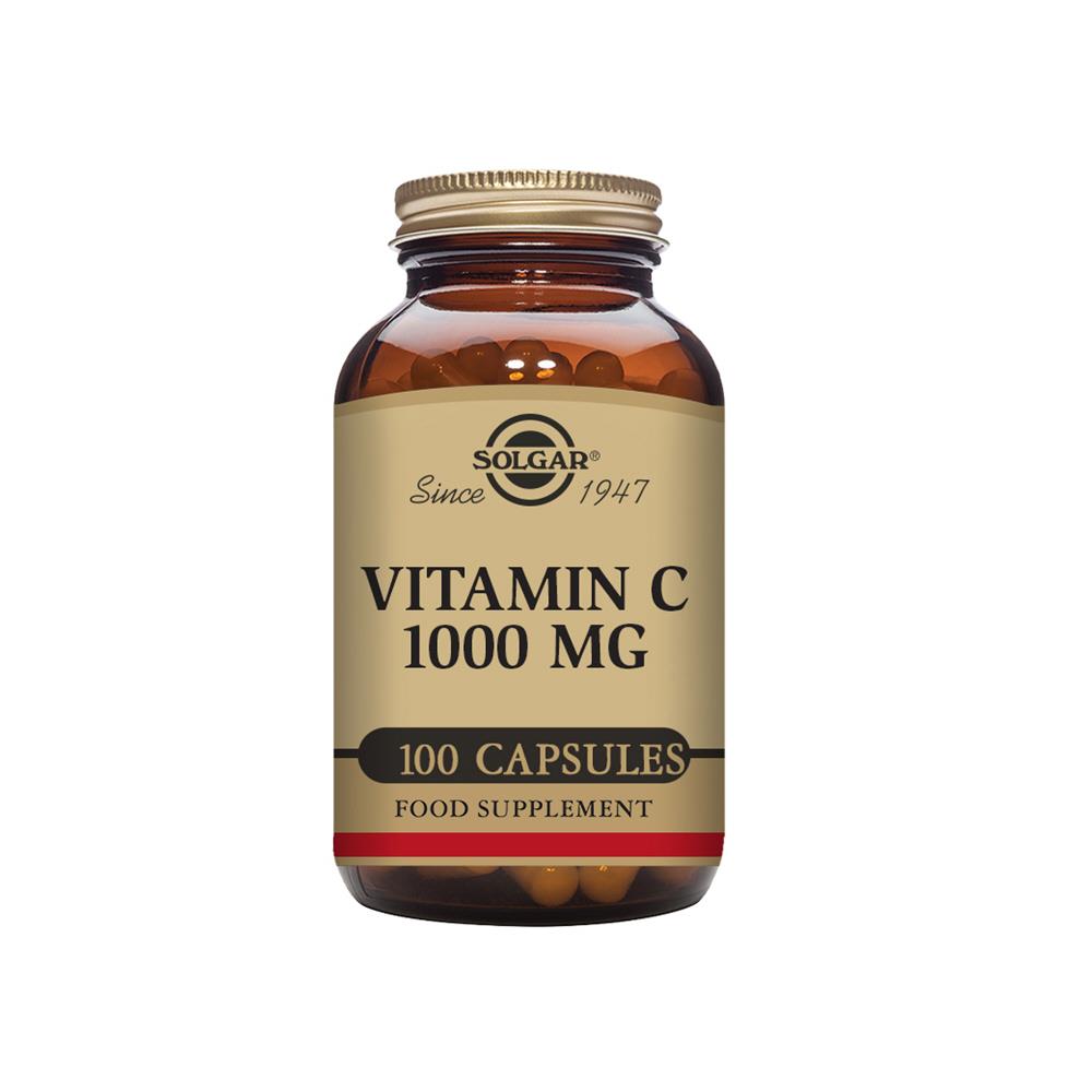 Solgar Vitamin C 1000mg 100 capsules | Mellericks Pharmacy | Cork | Ireland