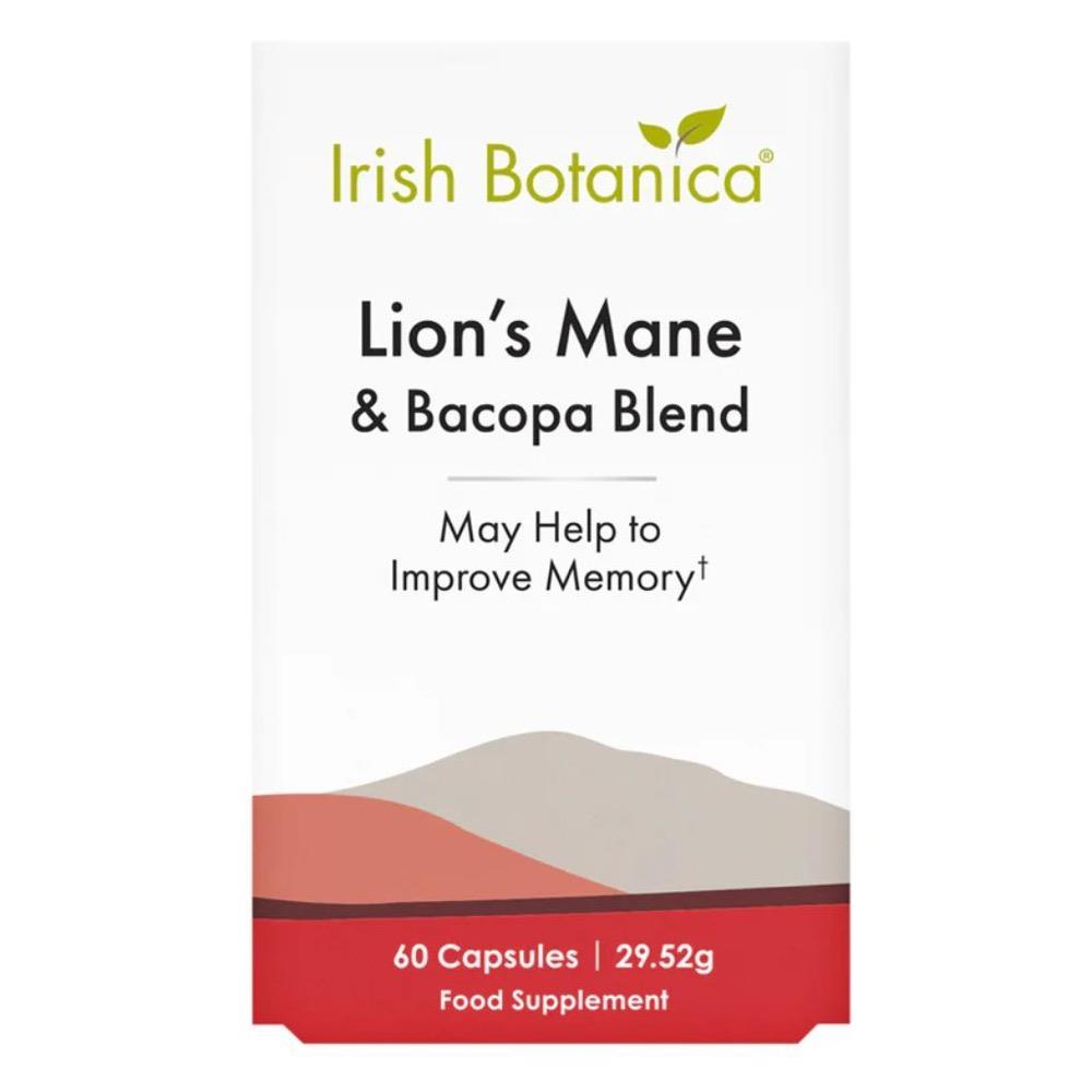 Irish Botanica Lions Mane&Bacopa Blend 60 capsules | Mellericks ...