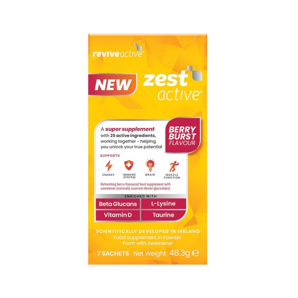 Revive Active Zest Active Berry Burst 7sachets | Mellericks Pharmacy ...