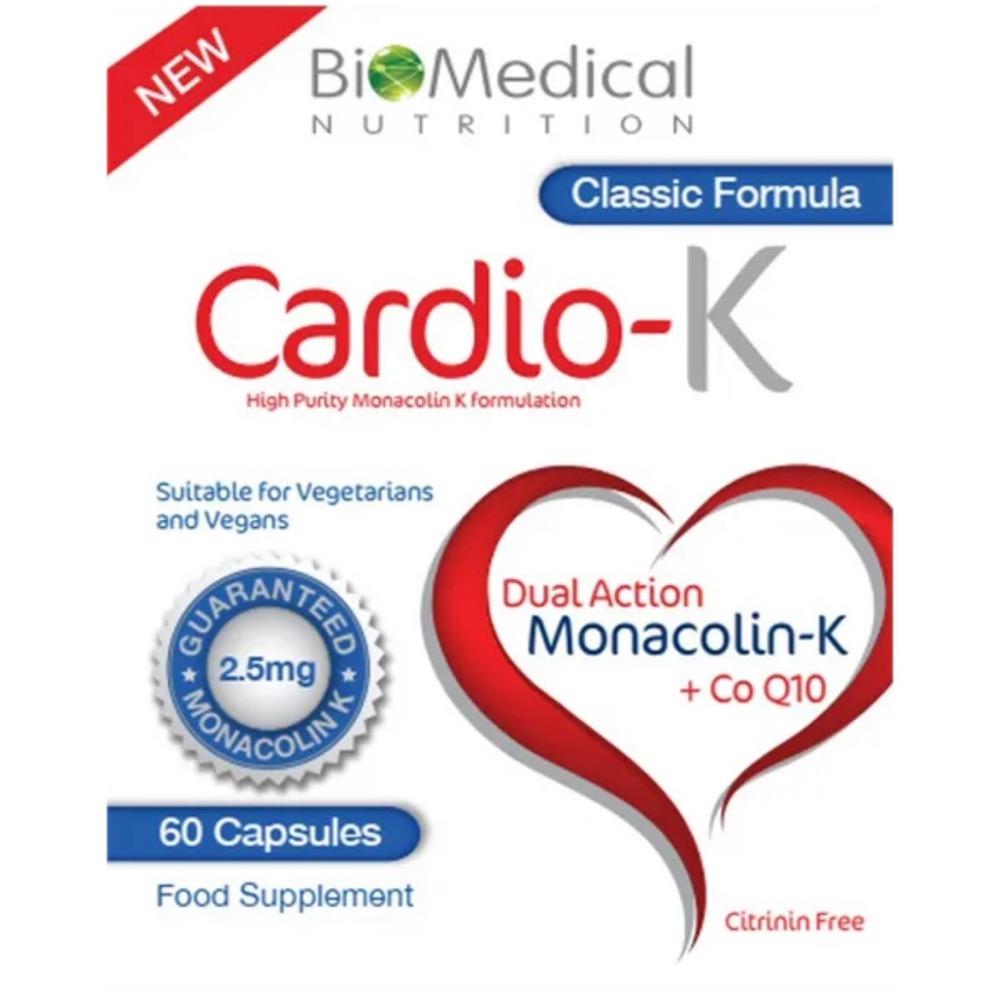 Cardio K Classic Formula (2.5mh Monacolin k)60 cap | Mellericks ...