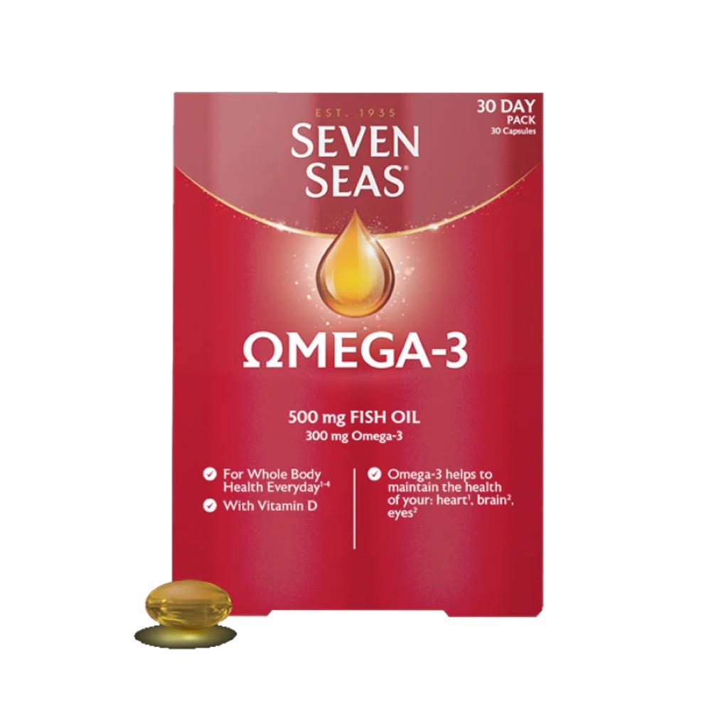 Seven Seas Omega 3 Capsules 30 | Mellericks Pharmacy | Cork | Ireland