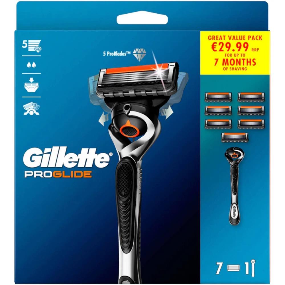 Gillette Proglide Big Pack 7 | Mellericks Pharmacy | Cork | Ireland