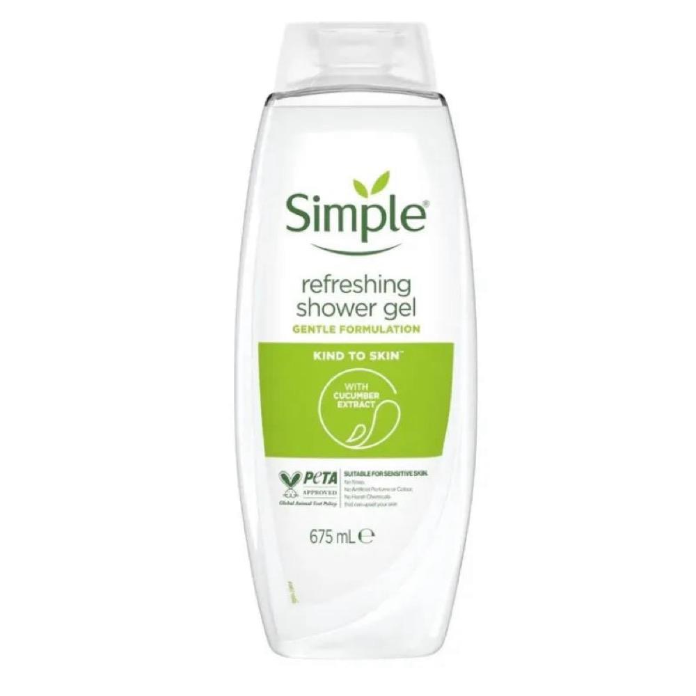 Simple Refreshing Shower Gel 675ml | Mellericks Pharmacy | Cork | Ireland