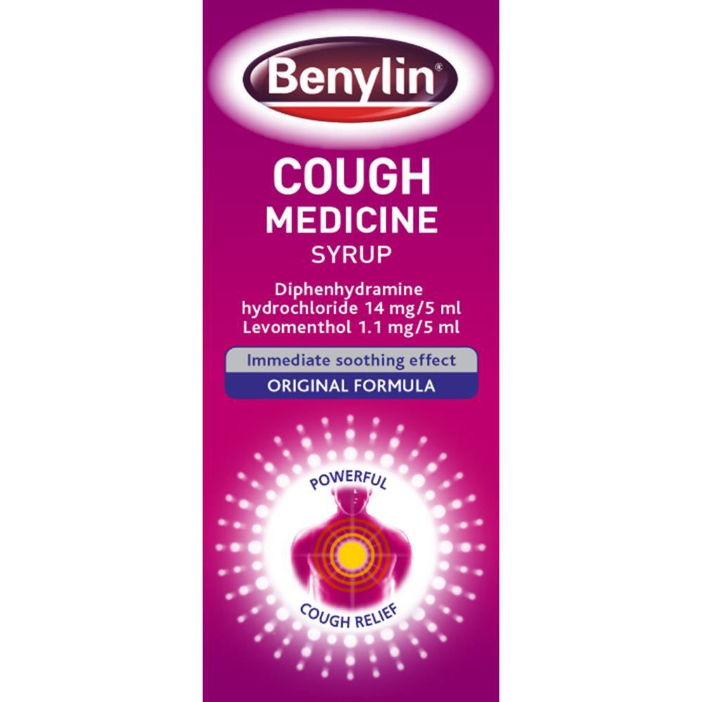 Benylin Original Cough Medicine Syrup 125ml | Mellericks Pharmacy ...