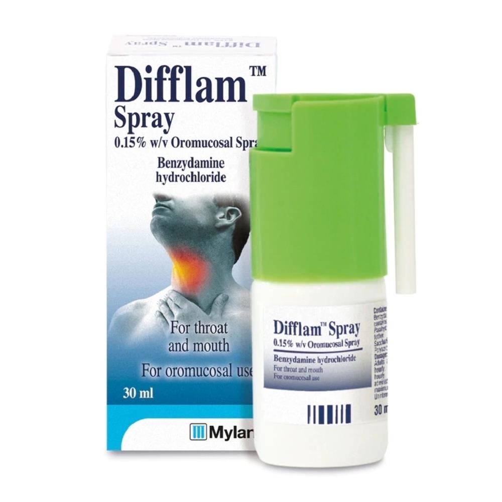 Difflam Spray | Mellericks Pharmacy | Cork | Ireland