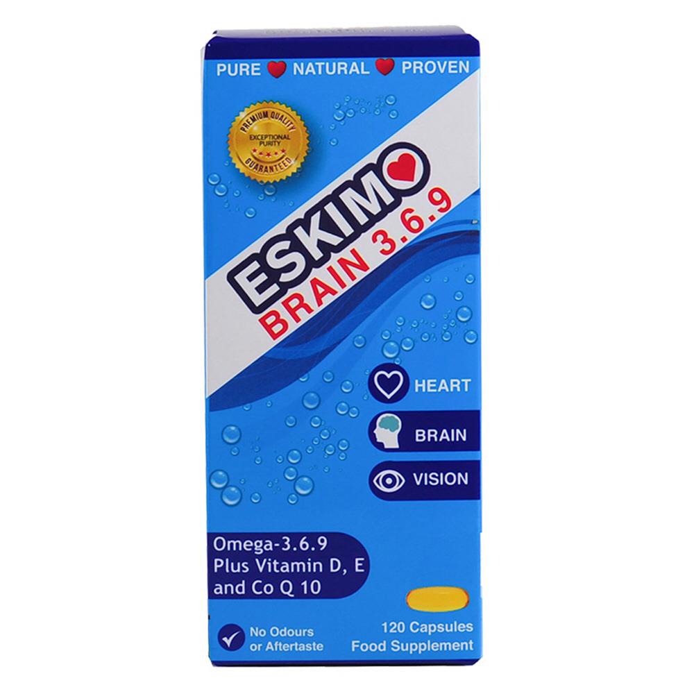 Eskimo Brain 3.6.9 1000mg 120 capsules | Mellericks Pharmacy | Cork ...