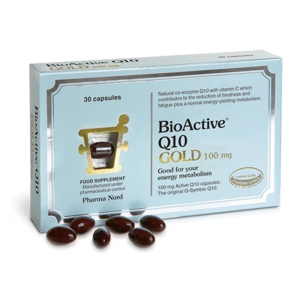 Pharma Nord BioActive Q10 Gold 100mg 30 capsules | Mellericks Pharmacy ...