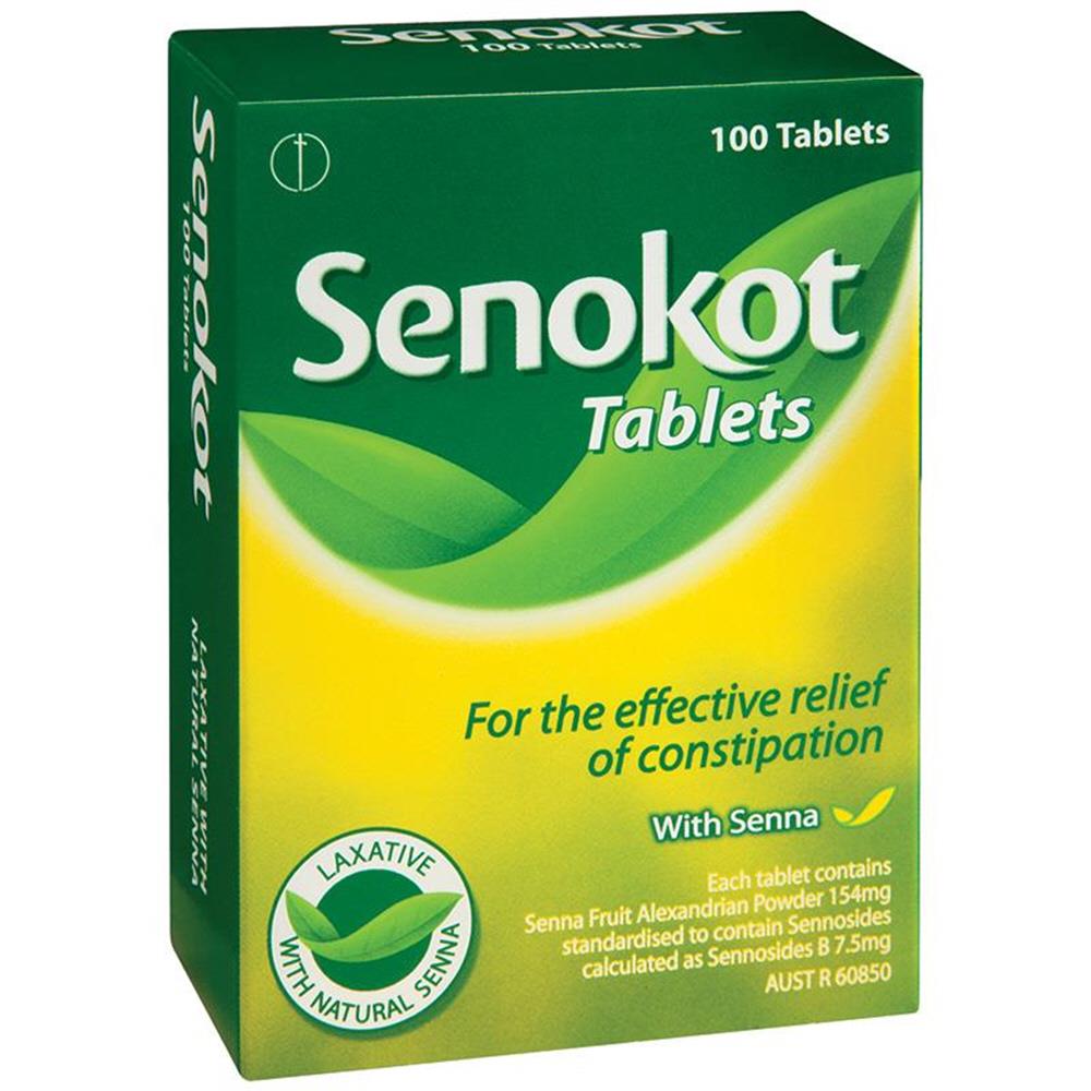 Senokot 7.5mg Tablets Sennosides 100 Pack | Mellericks Pharmacy | Cork ...
