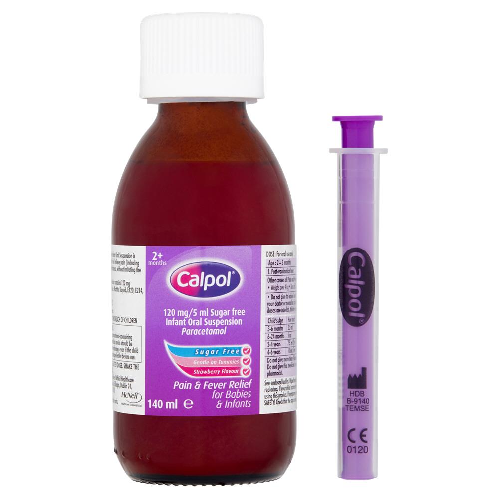 CALPOL 3 SUGAR FREE 140ML | Cunninghams Pharmacy | Ireland