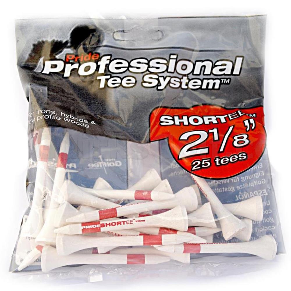 Pride Golf Tee Pro Tees Wooden 2 1/8