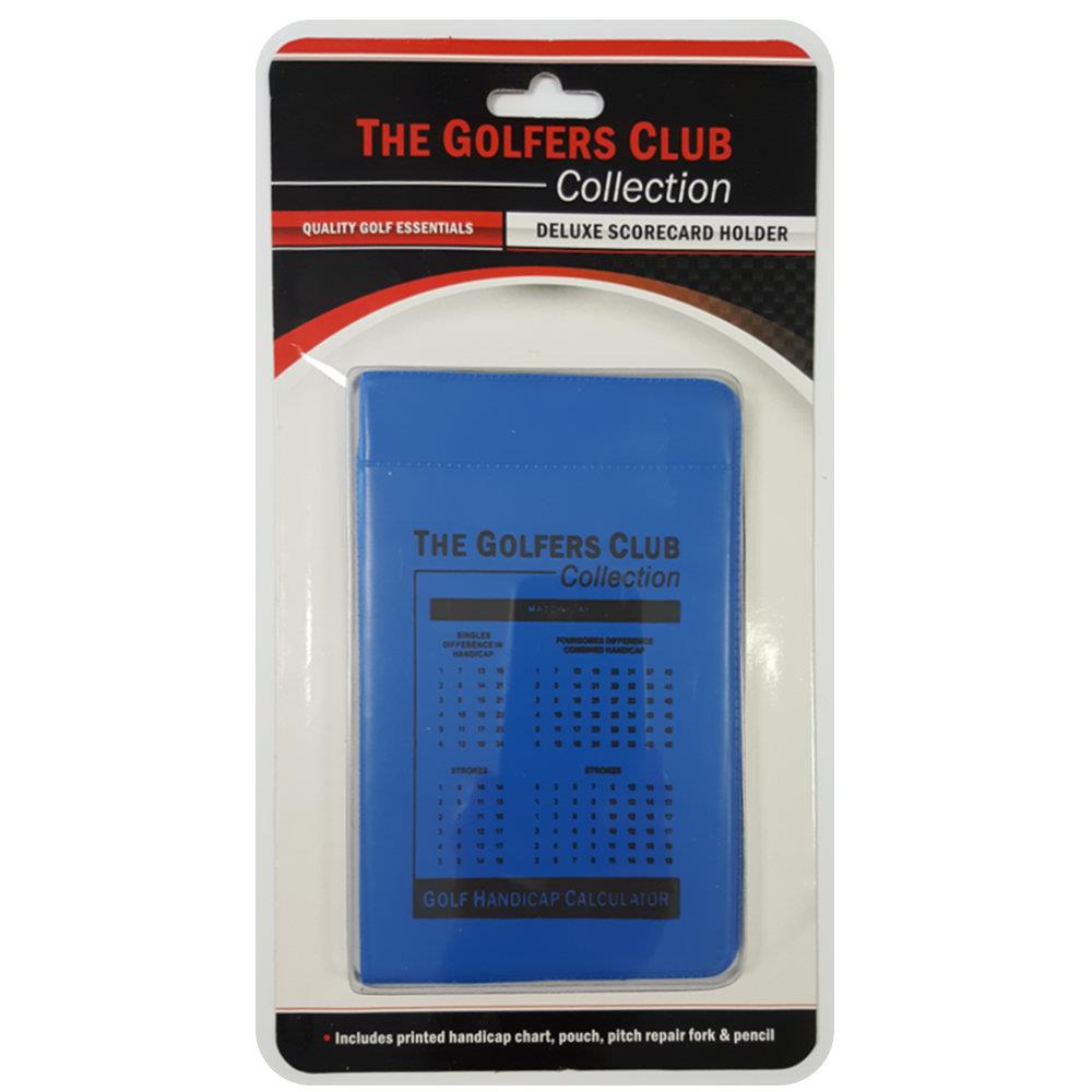 Golfers Club Collection Scorecard Holder CH01 Blue | Irish Golf Store