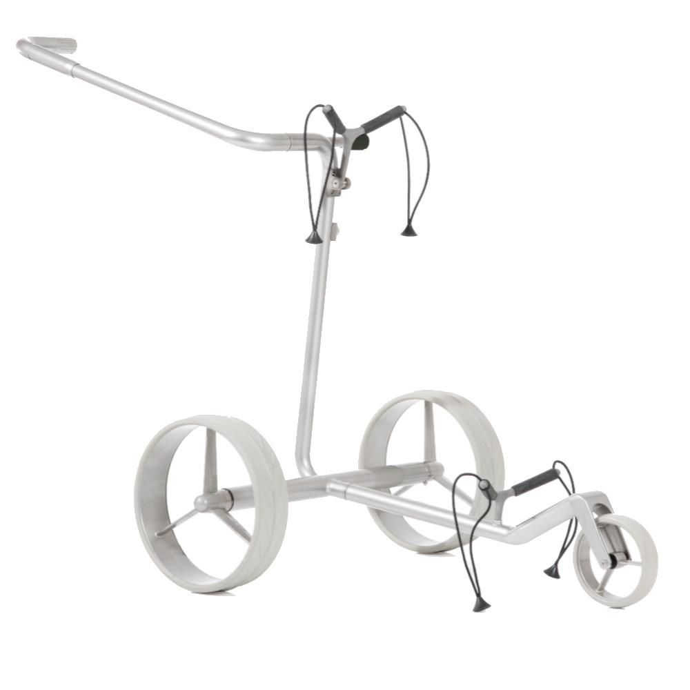 JuStar Carbon Light E-Trolley Set Silver | Irish Golf Store