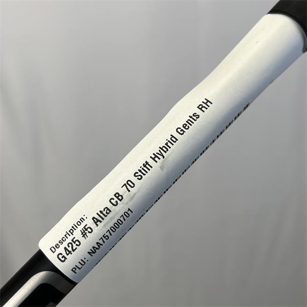 Ping G425 #5 Alta CB 70 Stiff Hybrid Gents RH | Irish Golf Store