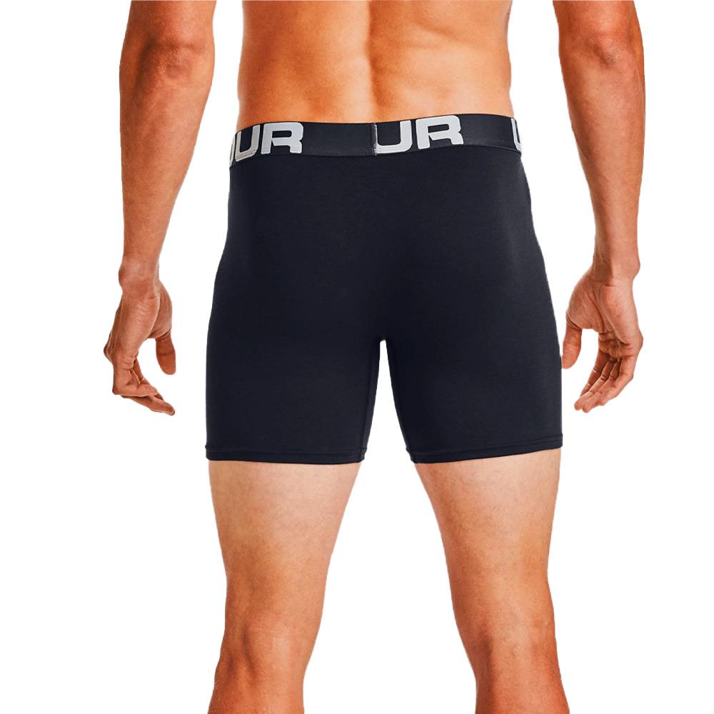 Under Armour Gents Cotton Boxers 3 Pack Black