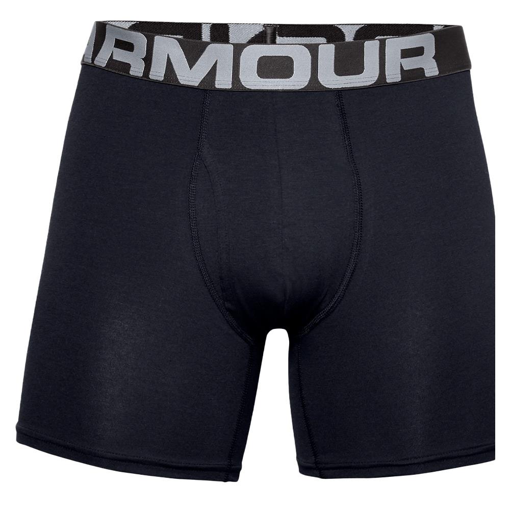 Under Armour Gents Cotton Boxers 3 Pack Black